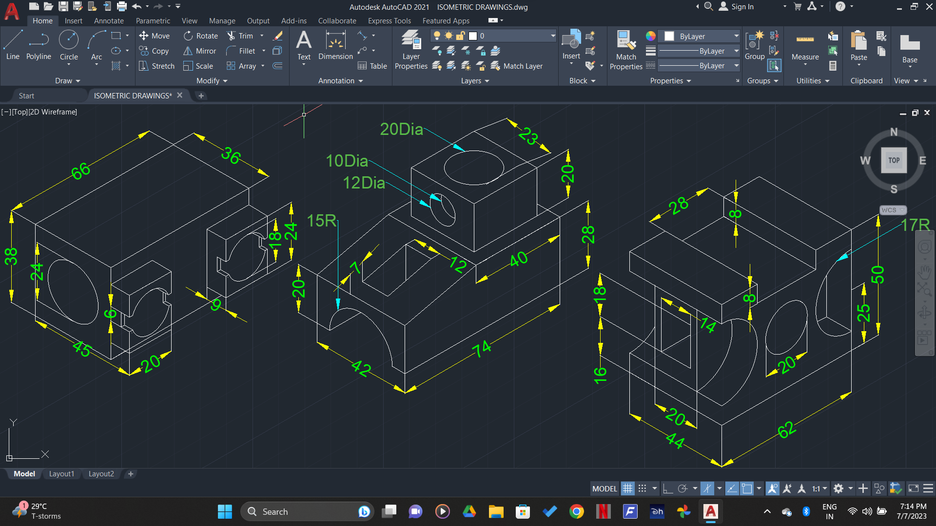 Student's Work - Cad Desk